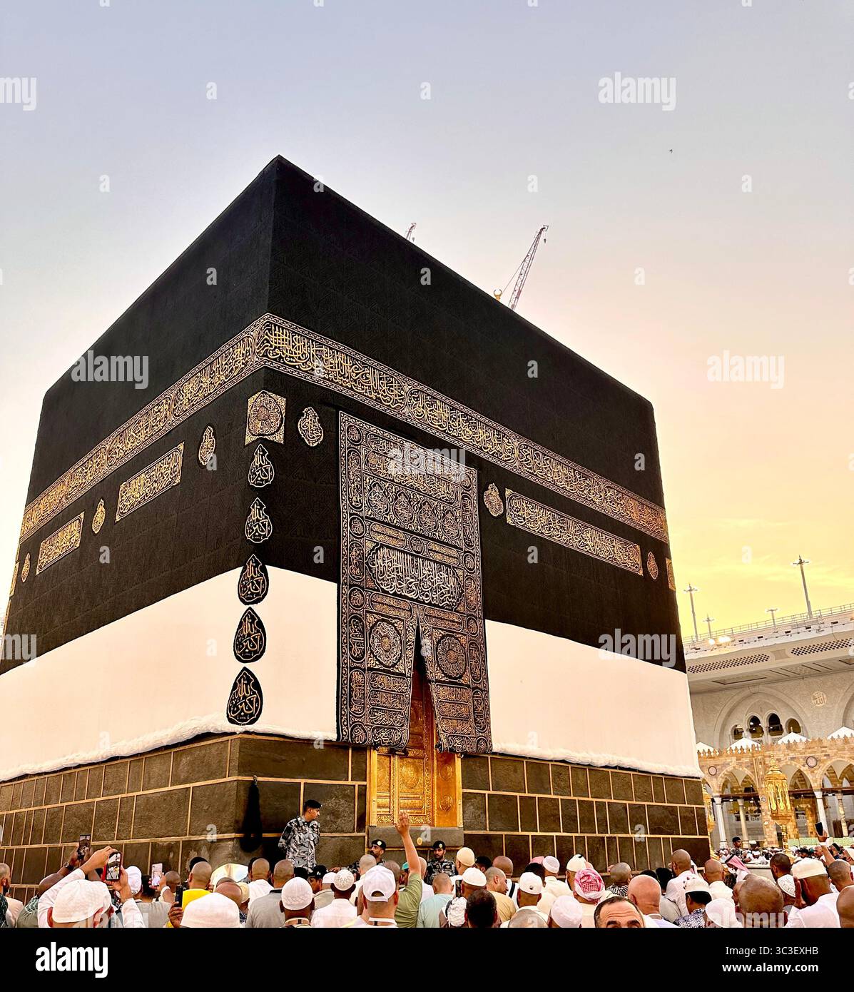 Mecca Saudi Arabia - Jun 17 2024: Crowded people in Al Kaaba in Al ...