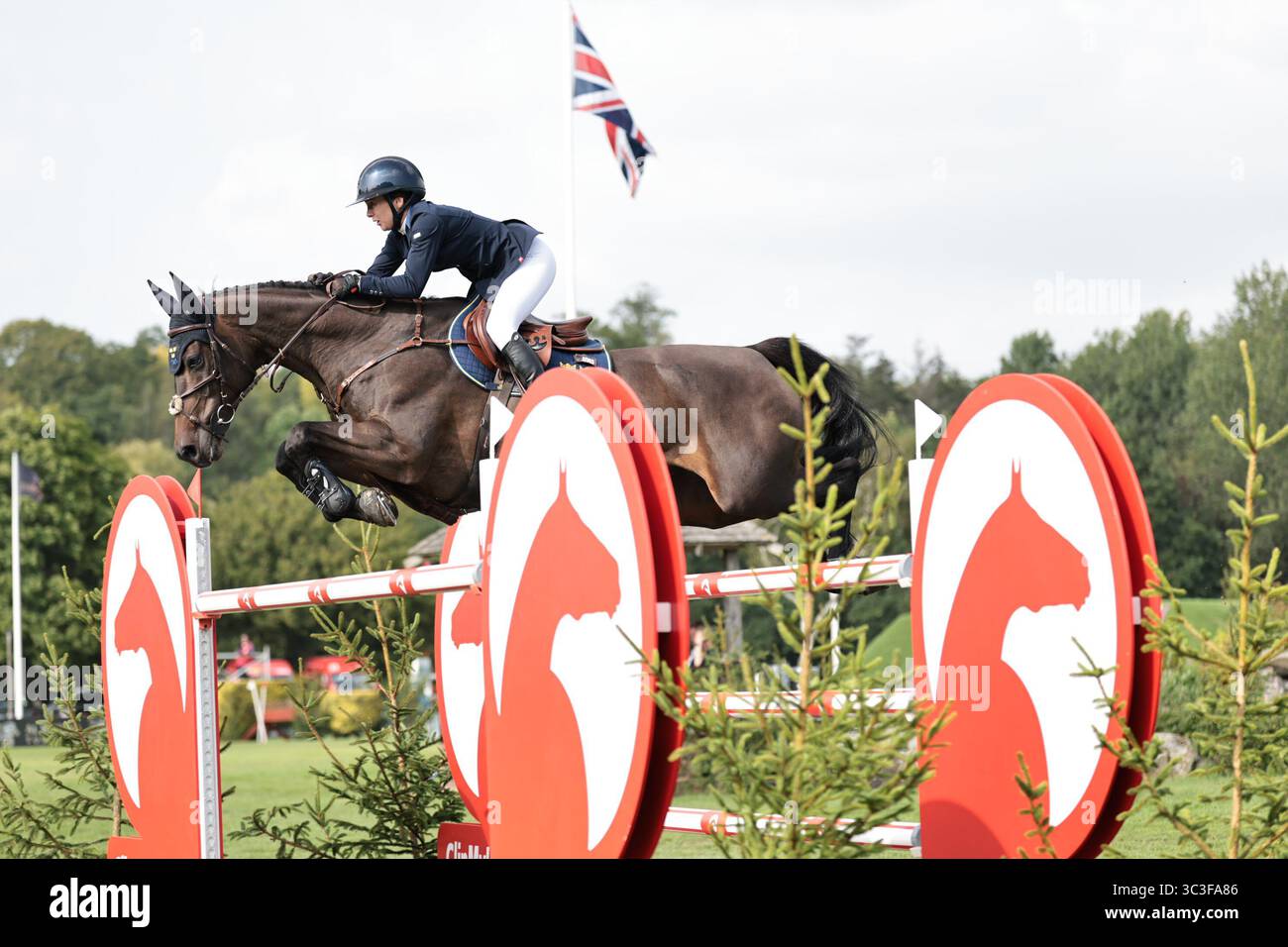 Antonia Andersson of Sweden riding Bella Ps during the second round of ...