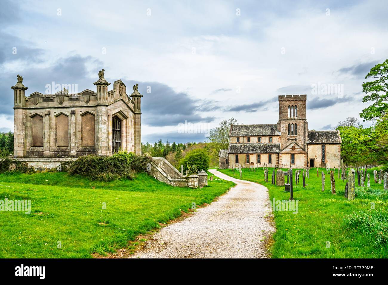 St Michael Church and Cemetery, Lowther Castle and Gardens, Lowther ...