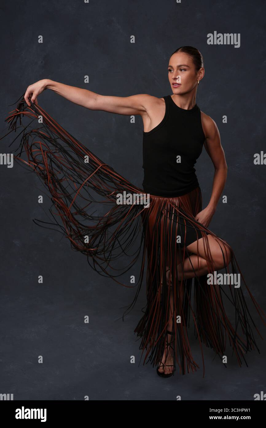 Sophie Skelton poses for a portrait to promote "Outlander" during Comic ...