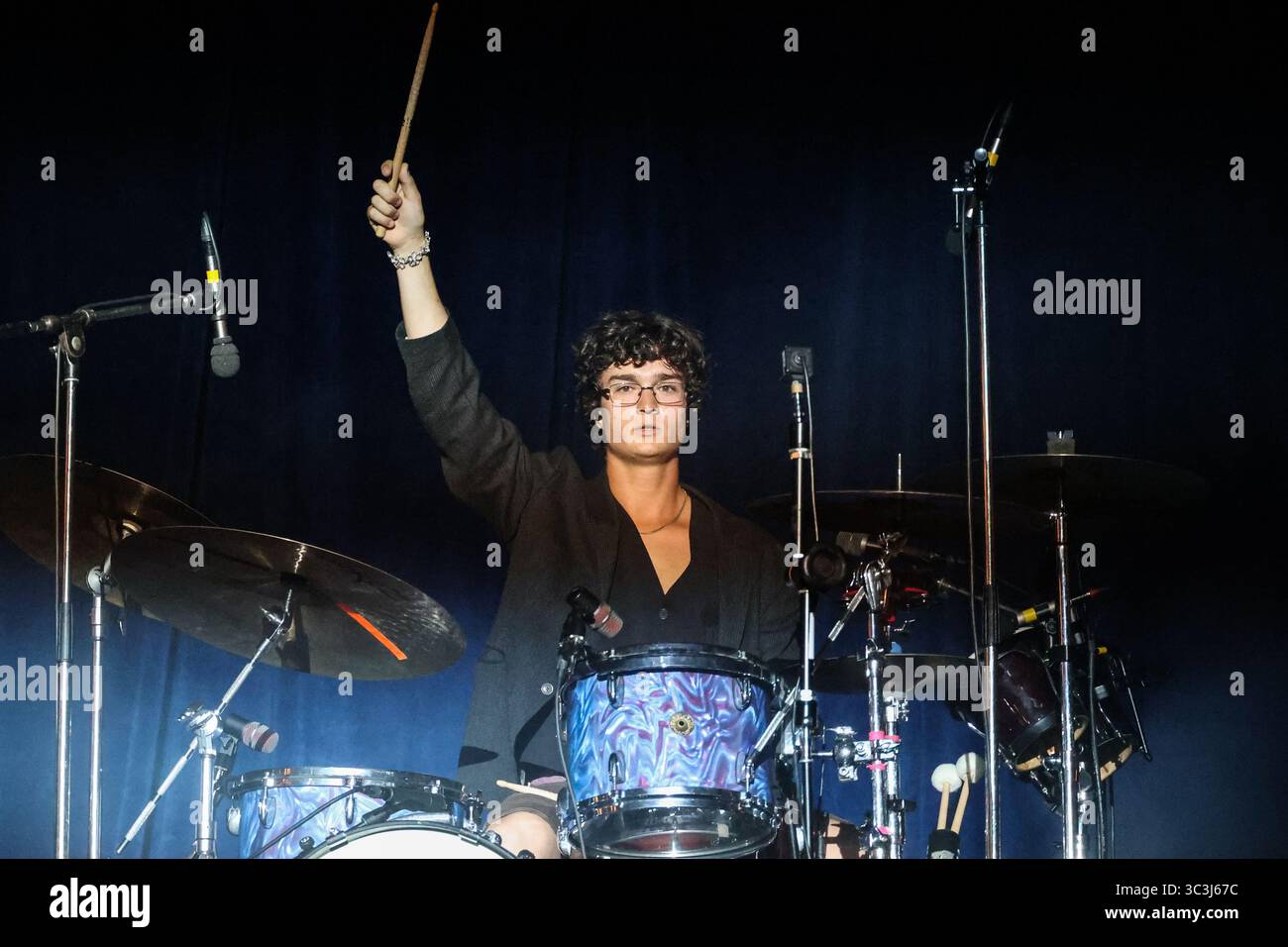 Noah Elias Rasmussen, drummer of the Danish band quartet APHACA ...