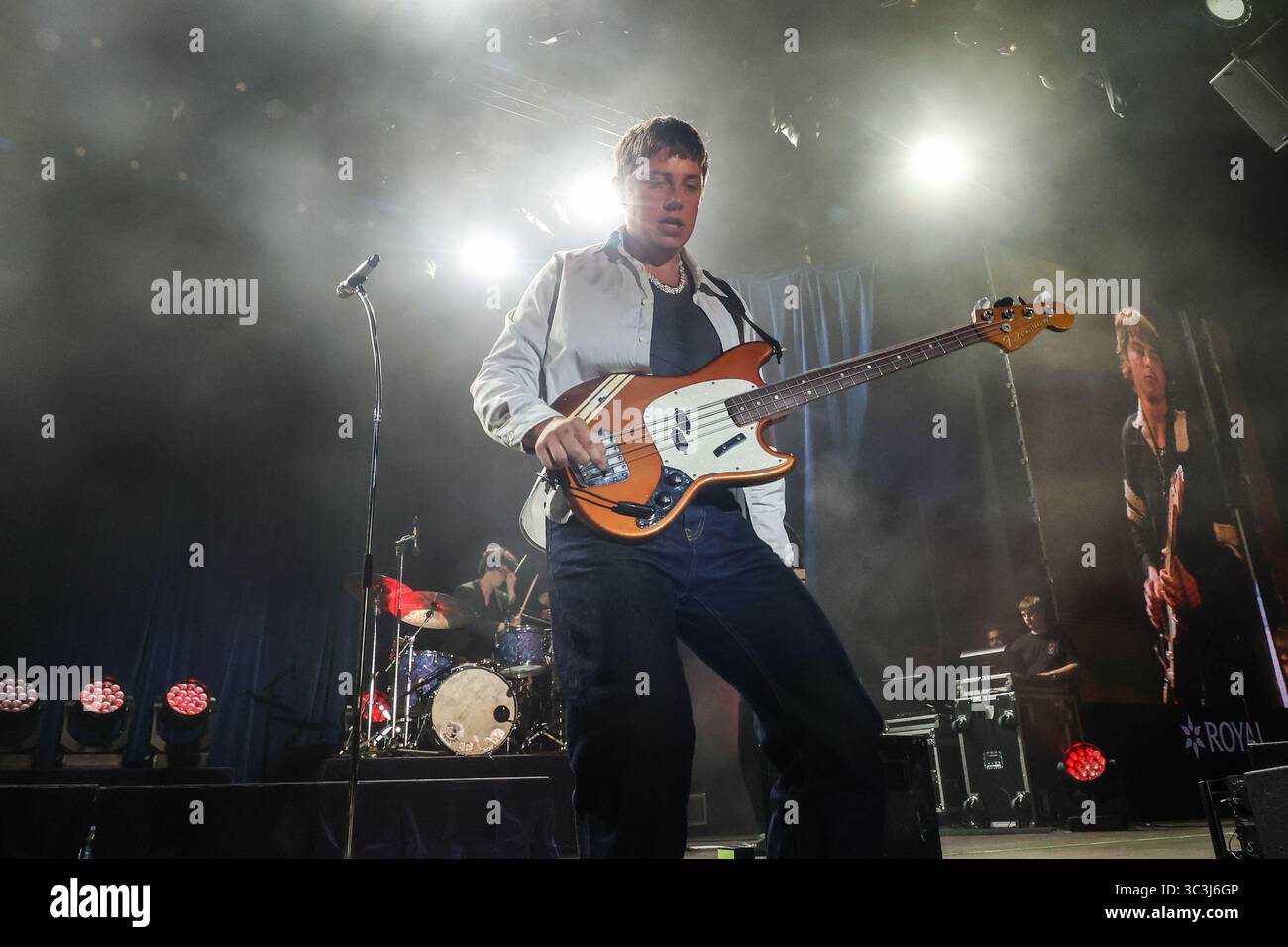 Bertram Ask Plauborg, bassist of the Danish band quartet APHACA ...