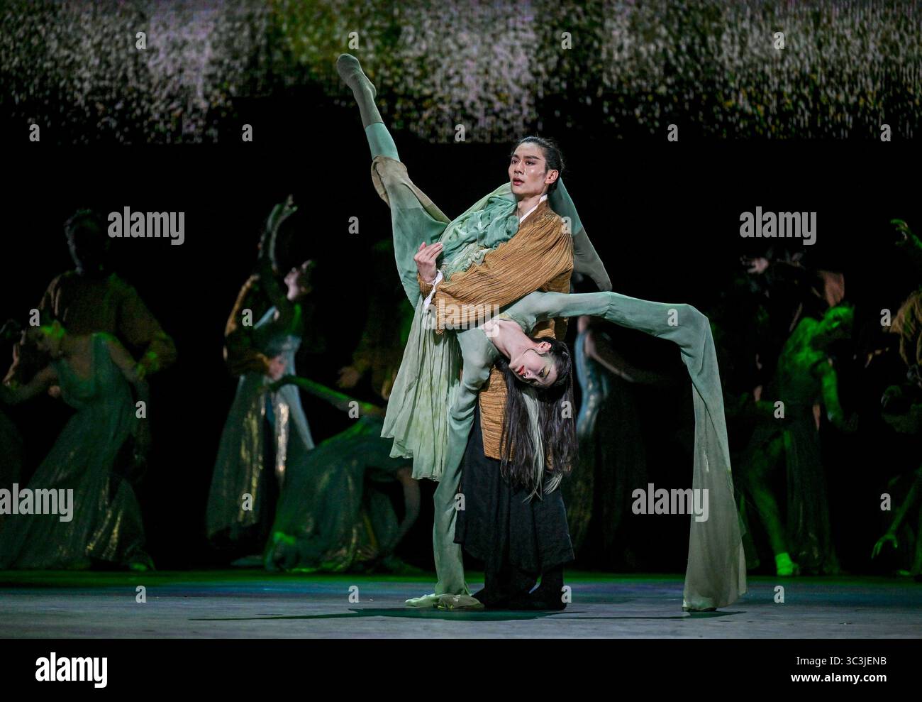 Shanghai Grand Theatre dancers participate in dress rehearsal for the ...