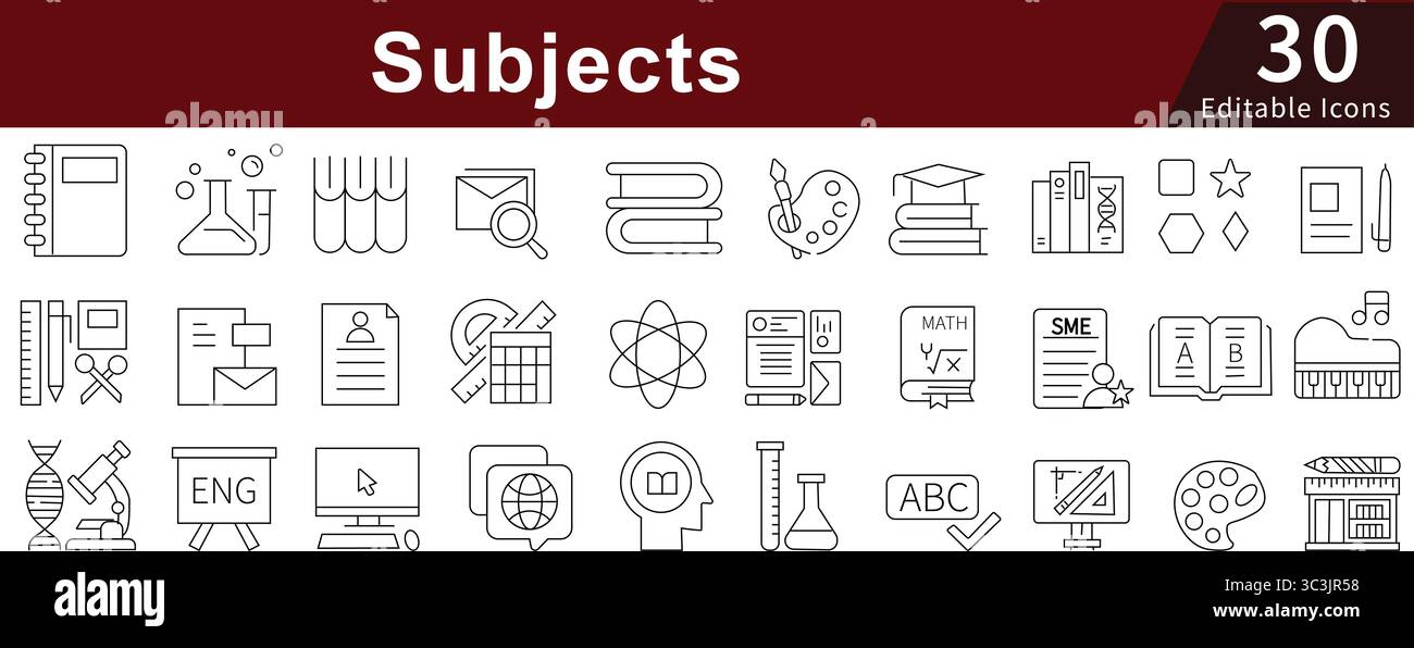 Chemistry curriculum Stock Vector Images - Alamy