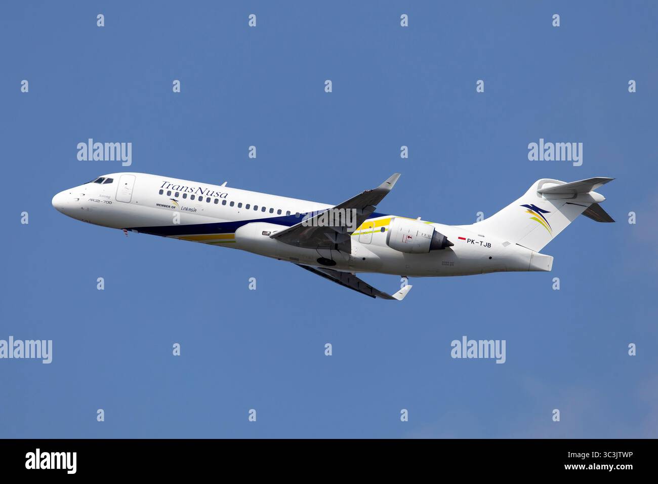 Denpasar, Indonesia. 22nd June, 2025. A TransNusa COMAC ARJ21-700 ...