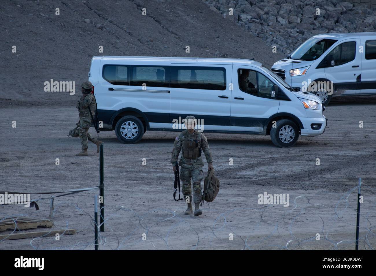 Night security guard patrol van hi-res stock photography and images - Alamy