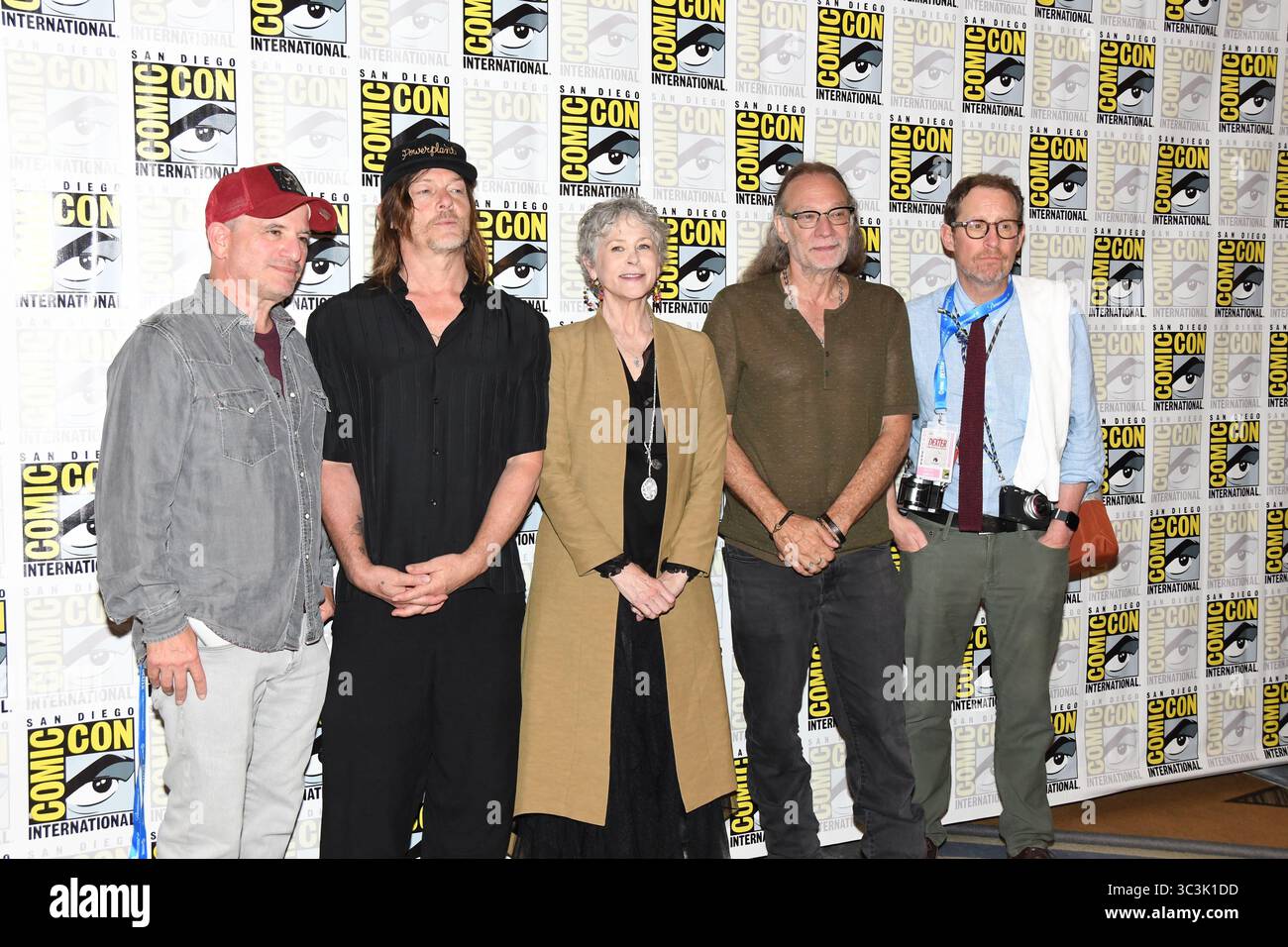 David Zabel, Norman Reedus, Melissa McBride, Greg Nicotero, Scott ...