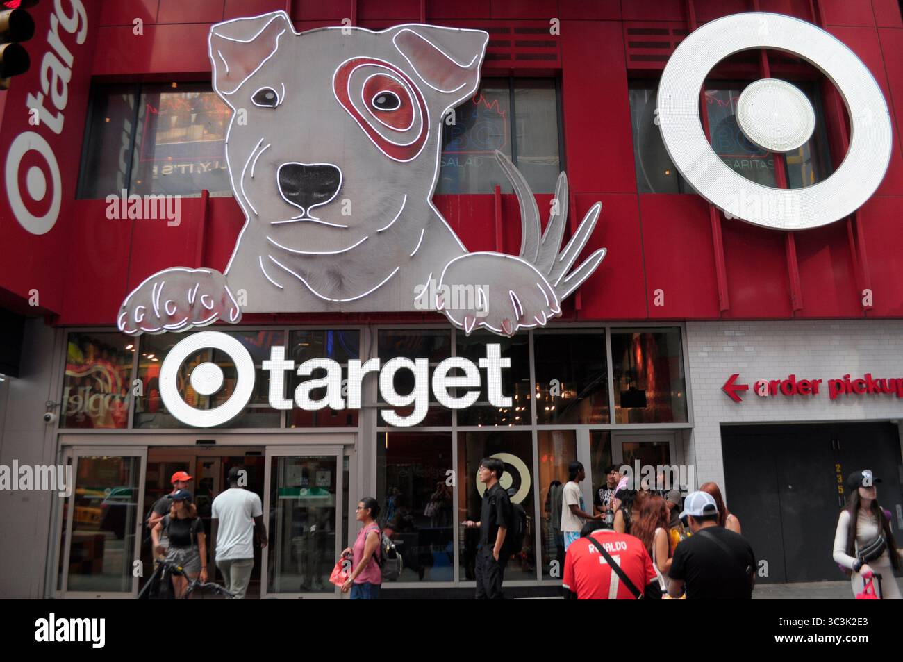 A Target store is seen on 42nd Street in Manhattan. (Photo by Jimin Kim ...