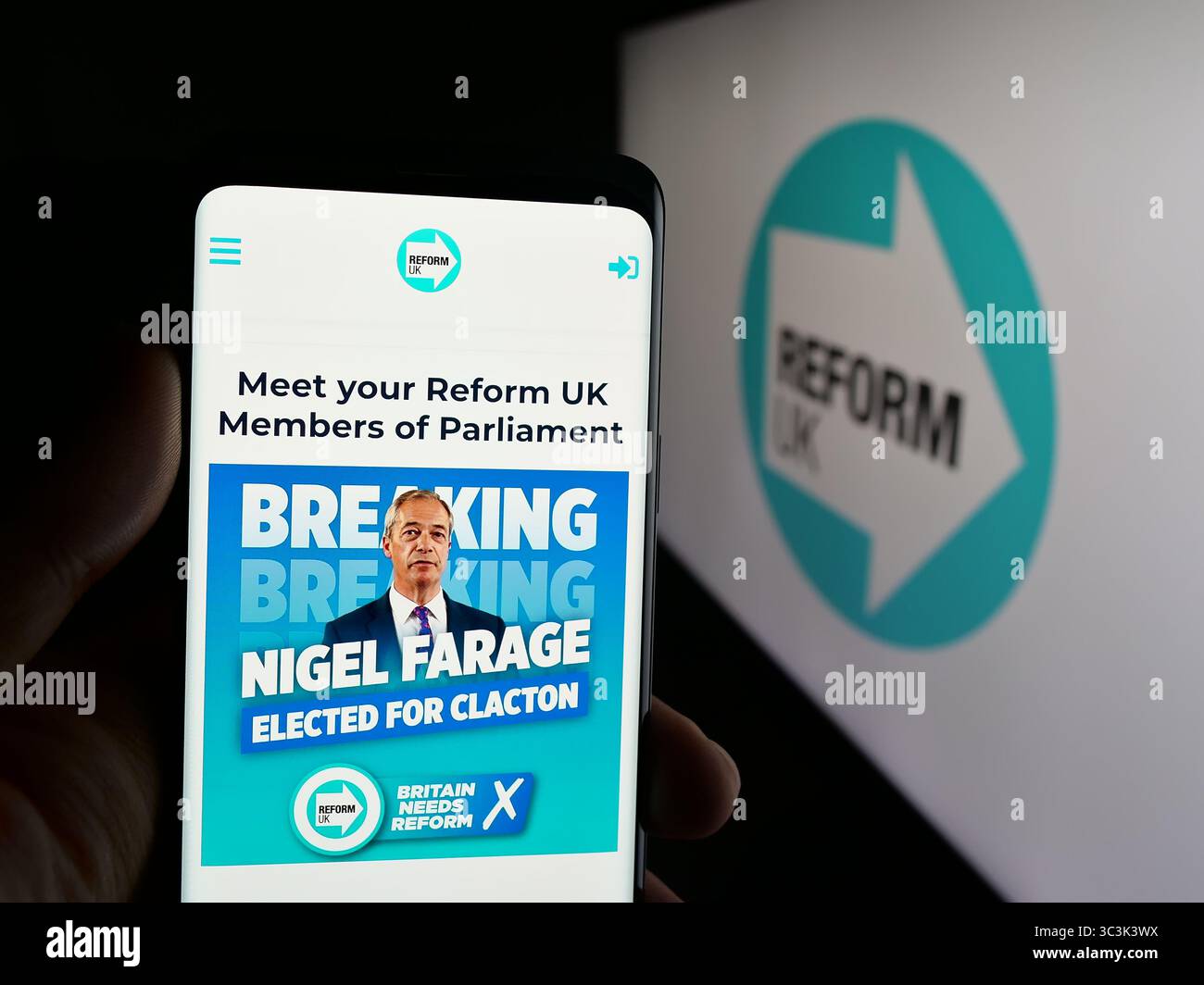 Reform uk logo hi-res stock photography and images - Alamy