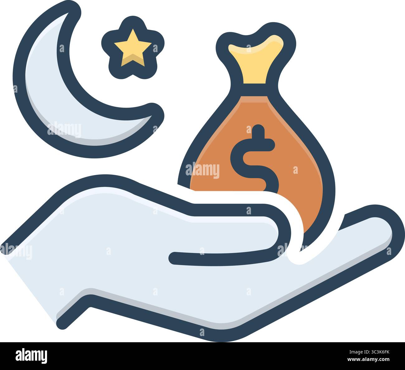 Giving alms charity Cut Out Stock Images & Pictures - Alamy