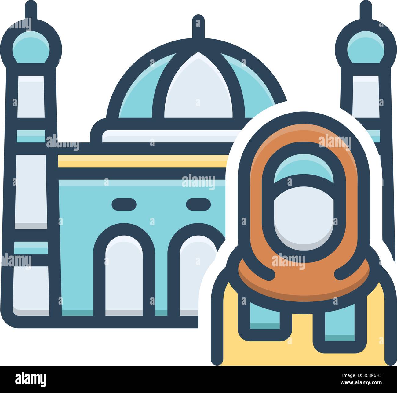 Symbol of muslims Stock Vector Images - Alamy