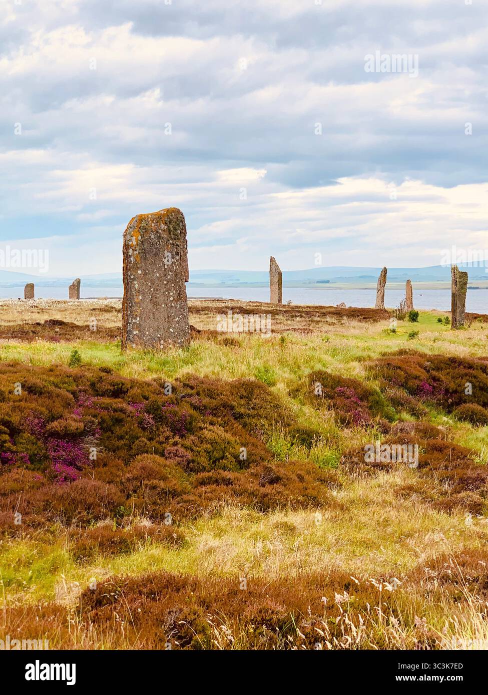 The Ring of Brodgar stone circle Orkney Scotland UK Orkneys Island ...