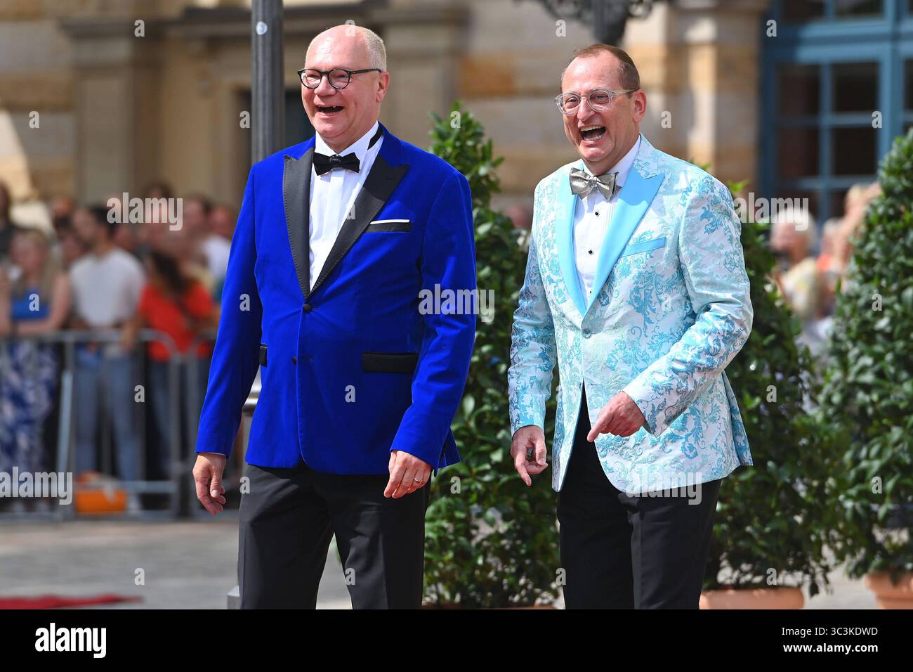 Komoedianten Volker Heissmann und Martin Rassau. Eroeffnung der ...