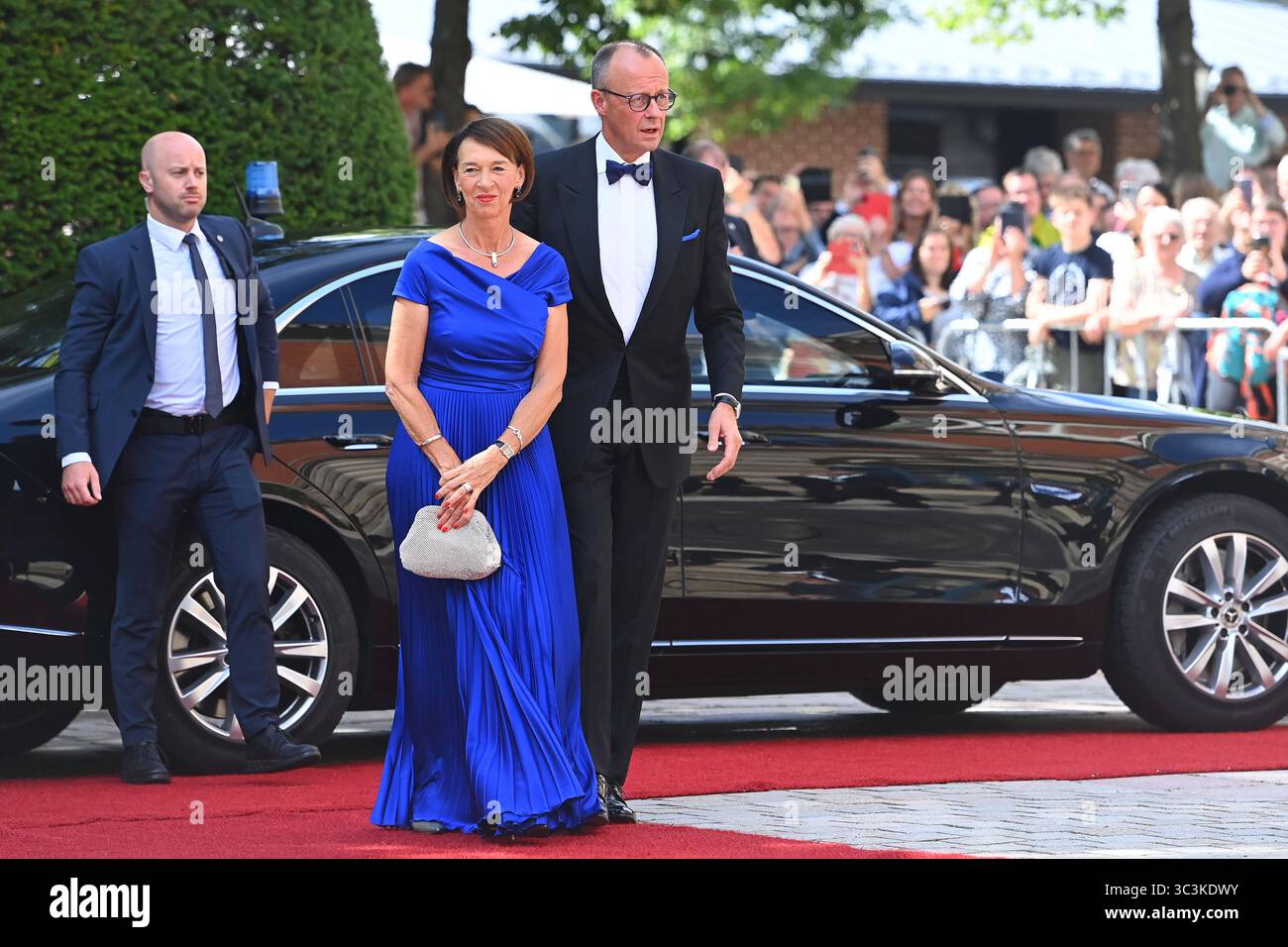 Bundeskanzler Friedrich MERZ mit Ehefrau Charlotte MERZ. Eroeffnung der ...