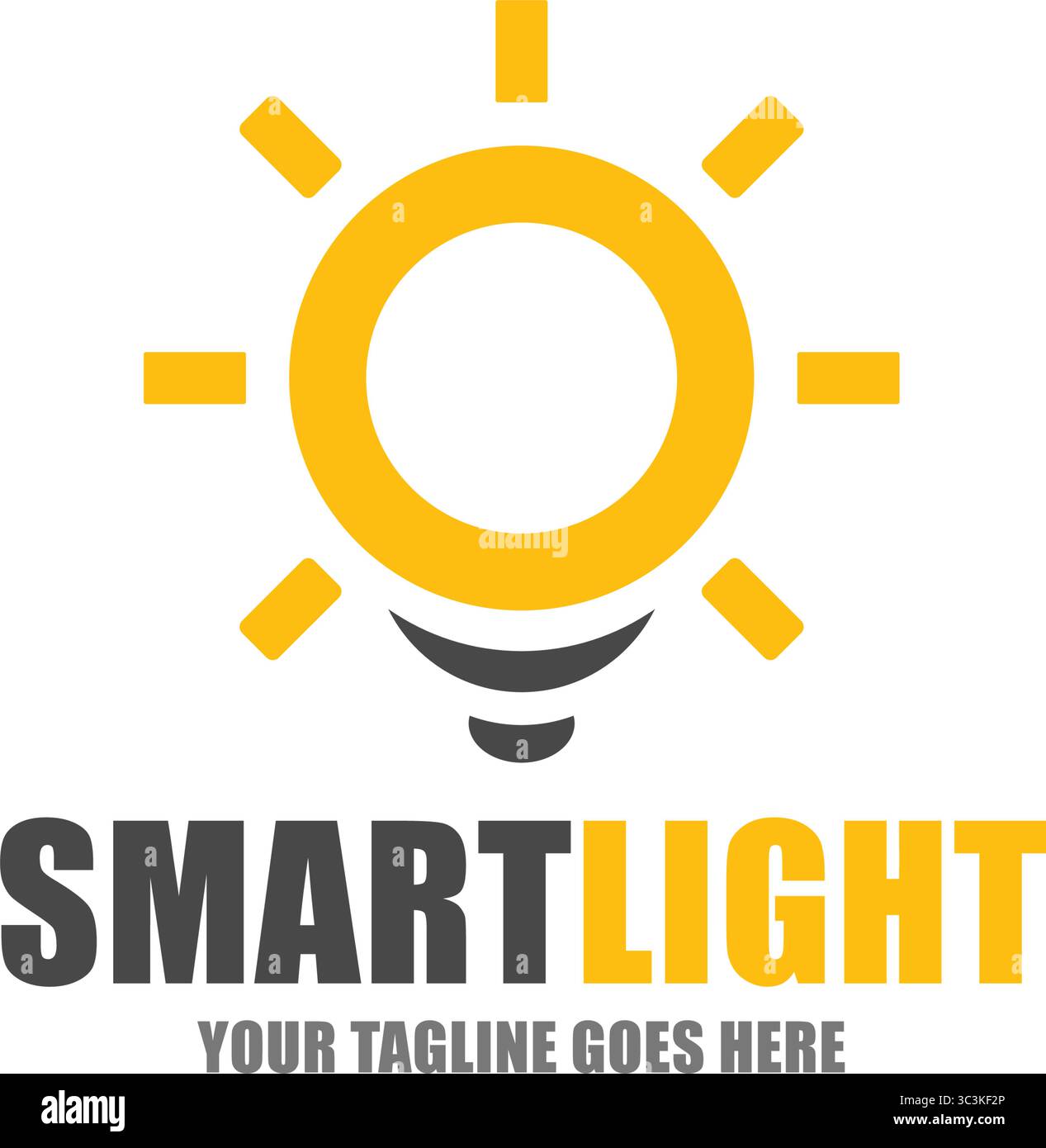 Smart light logo design vector. Smart light logo vector illustration ...
