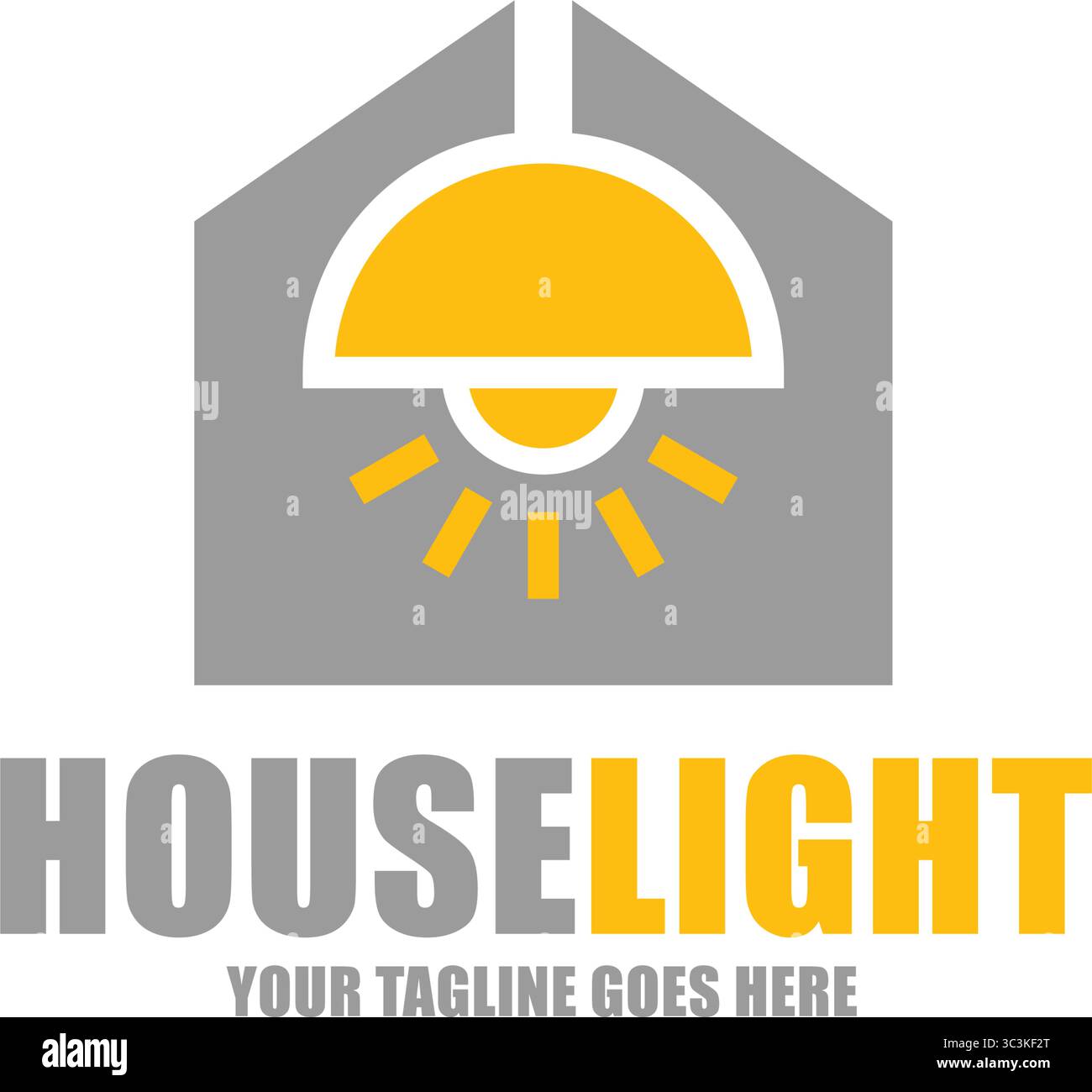 House light logo design vector. House light logo vector illustration ...