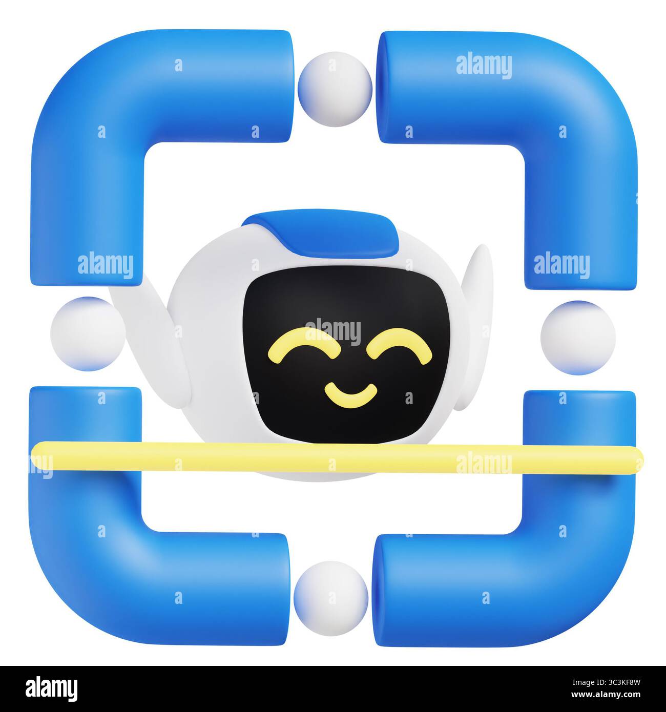 Facial recognition biometrics scanning Cut Out Stock Images & Pictures ...