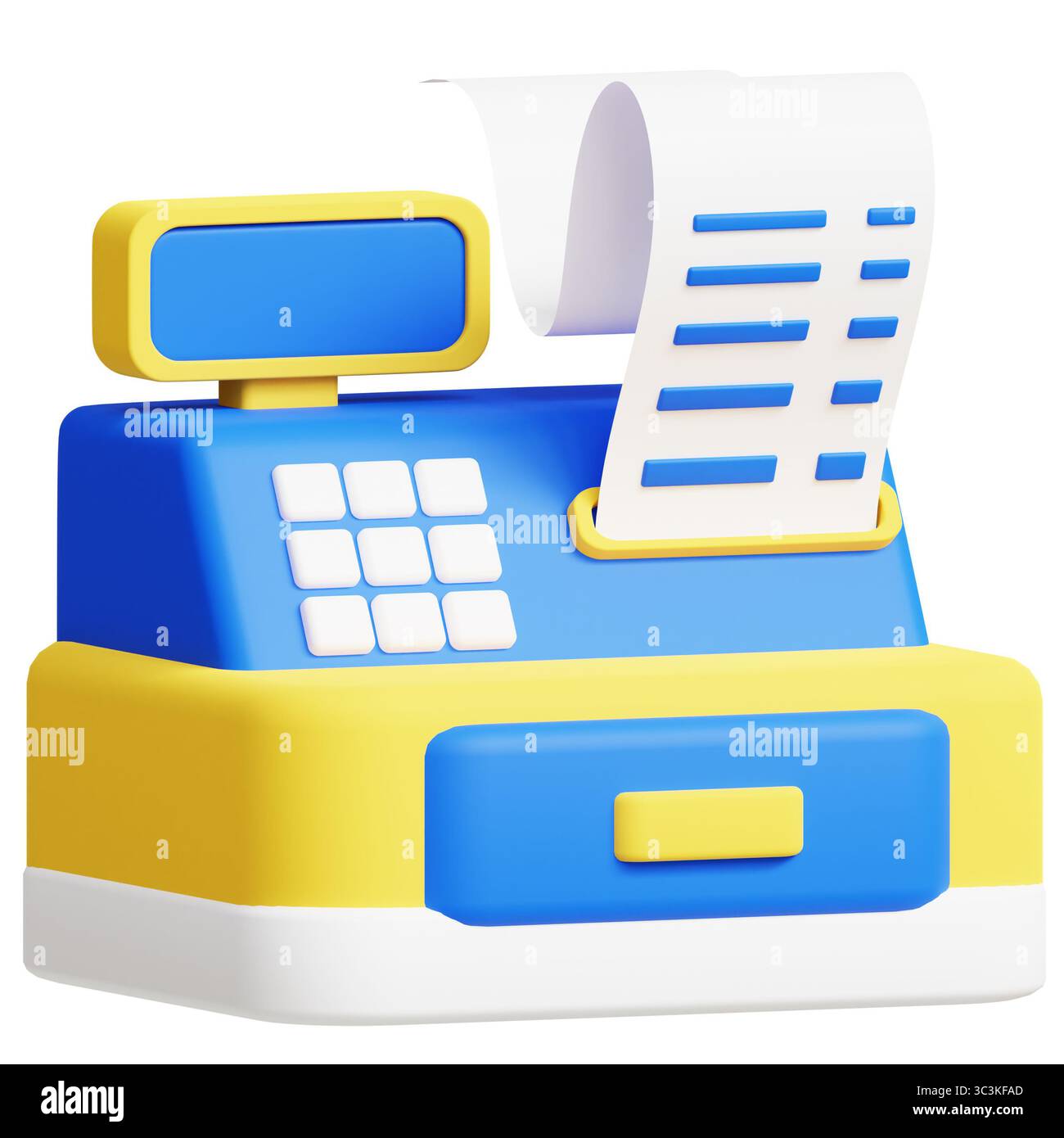 Electronic cash register Cut Out Stock Images & Pictures - Alamy