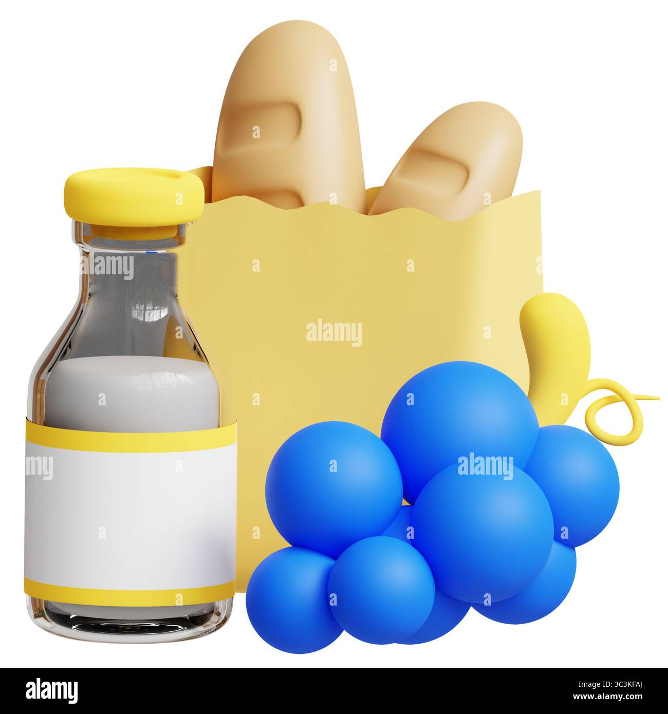 Digital grocery shopping Cut Out Stock Images & Pictures - Alamy