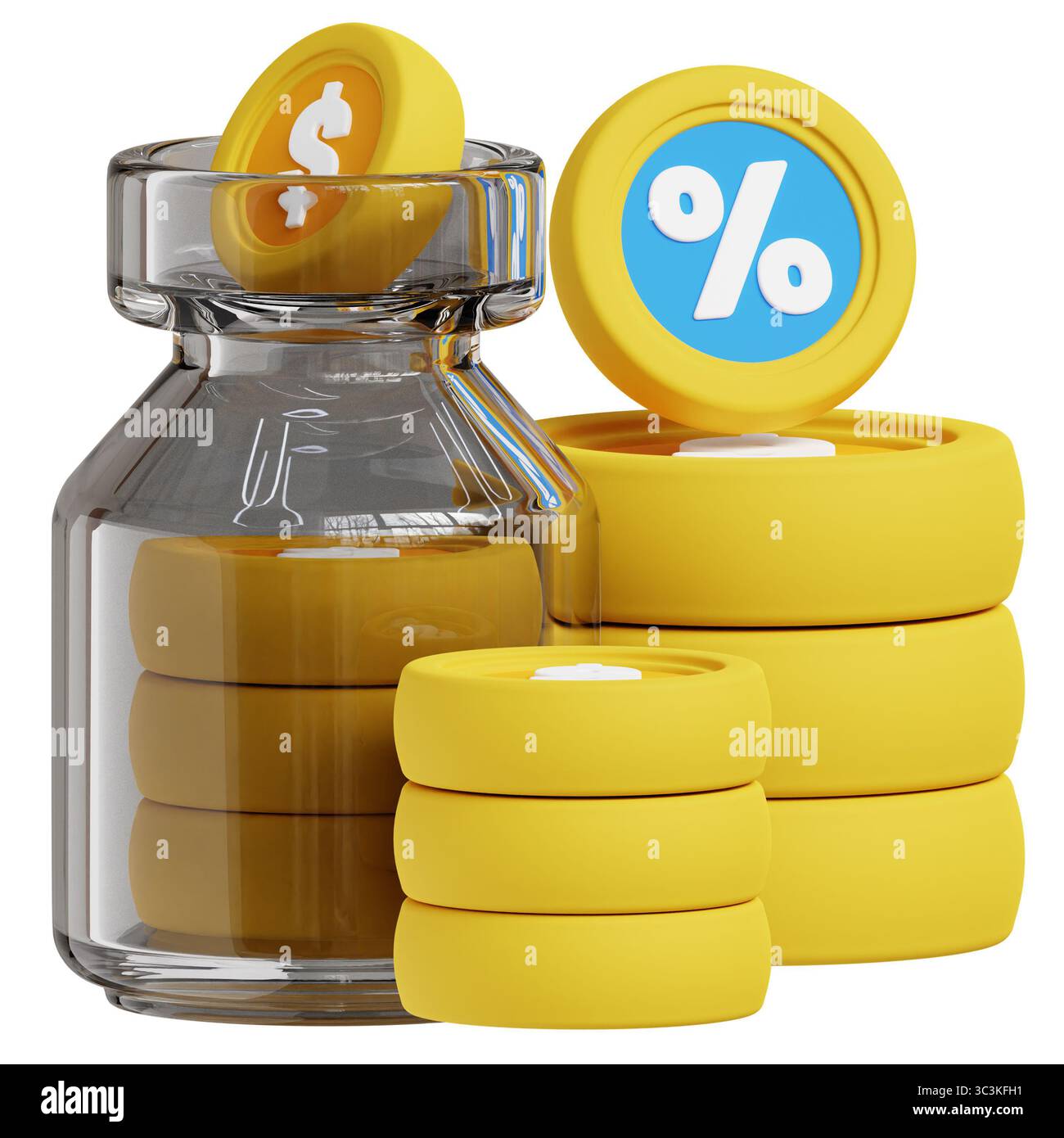 Portfolio management 3d icon hi-res stock photography and images - Alamy