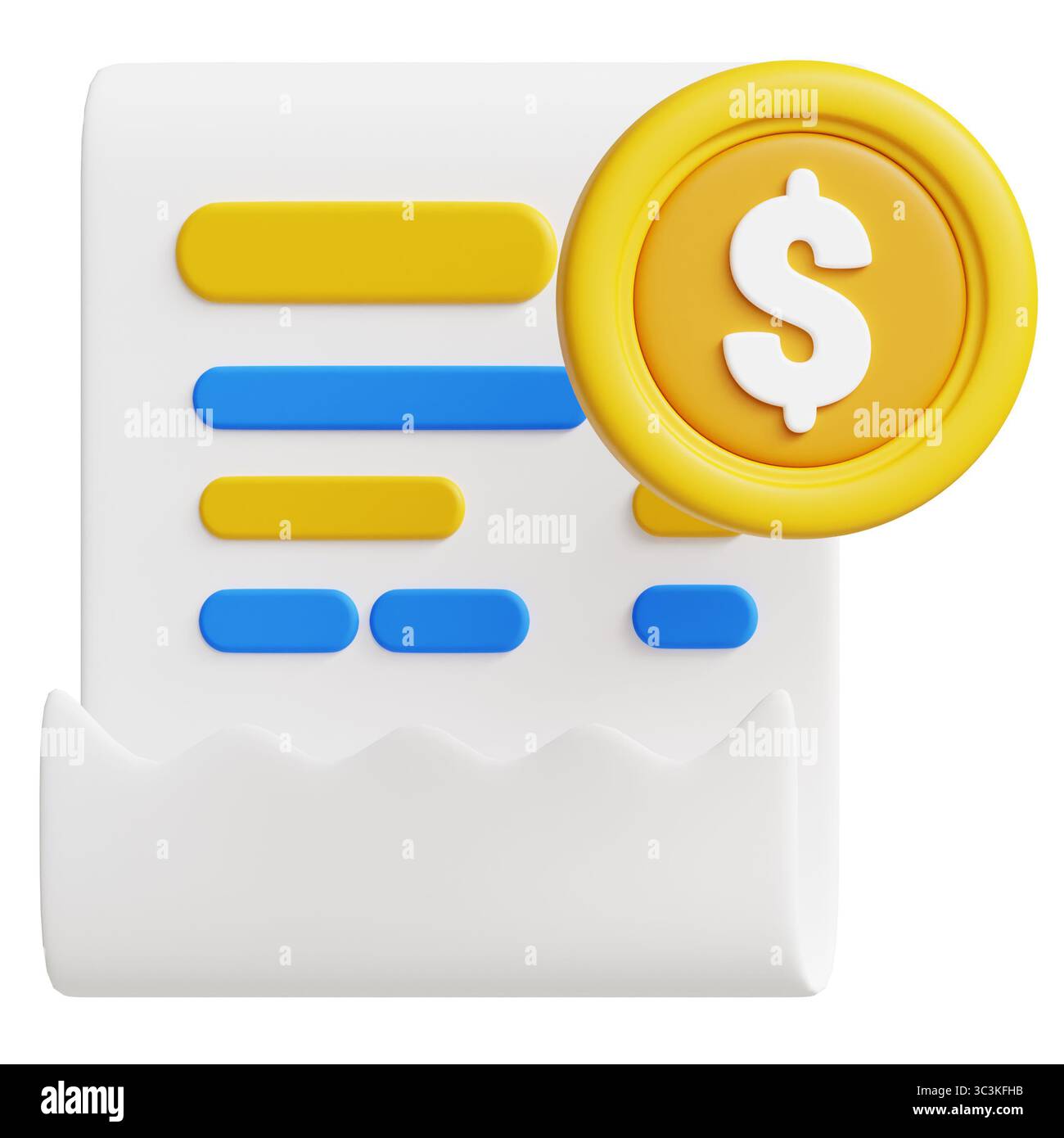 Creative invoice design Cut Out Stock Images & Pictures - Alamy