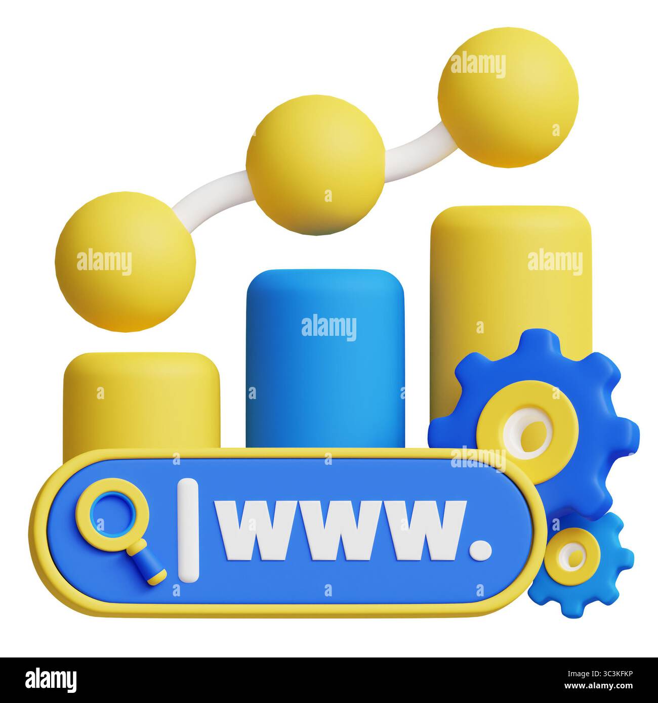 The flow building Cut Out Stock Images & Pictures - Alamy