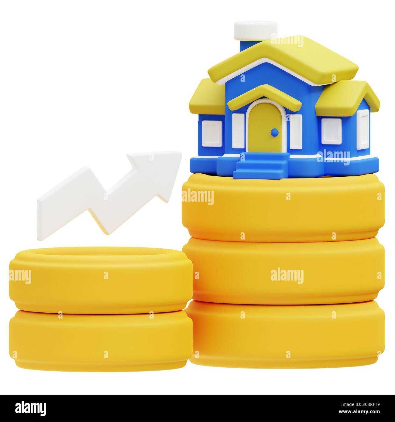 Stylish high rise residential Cut Out Stock Images & Pictures - Alamy