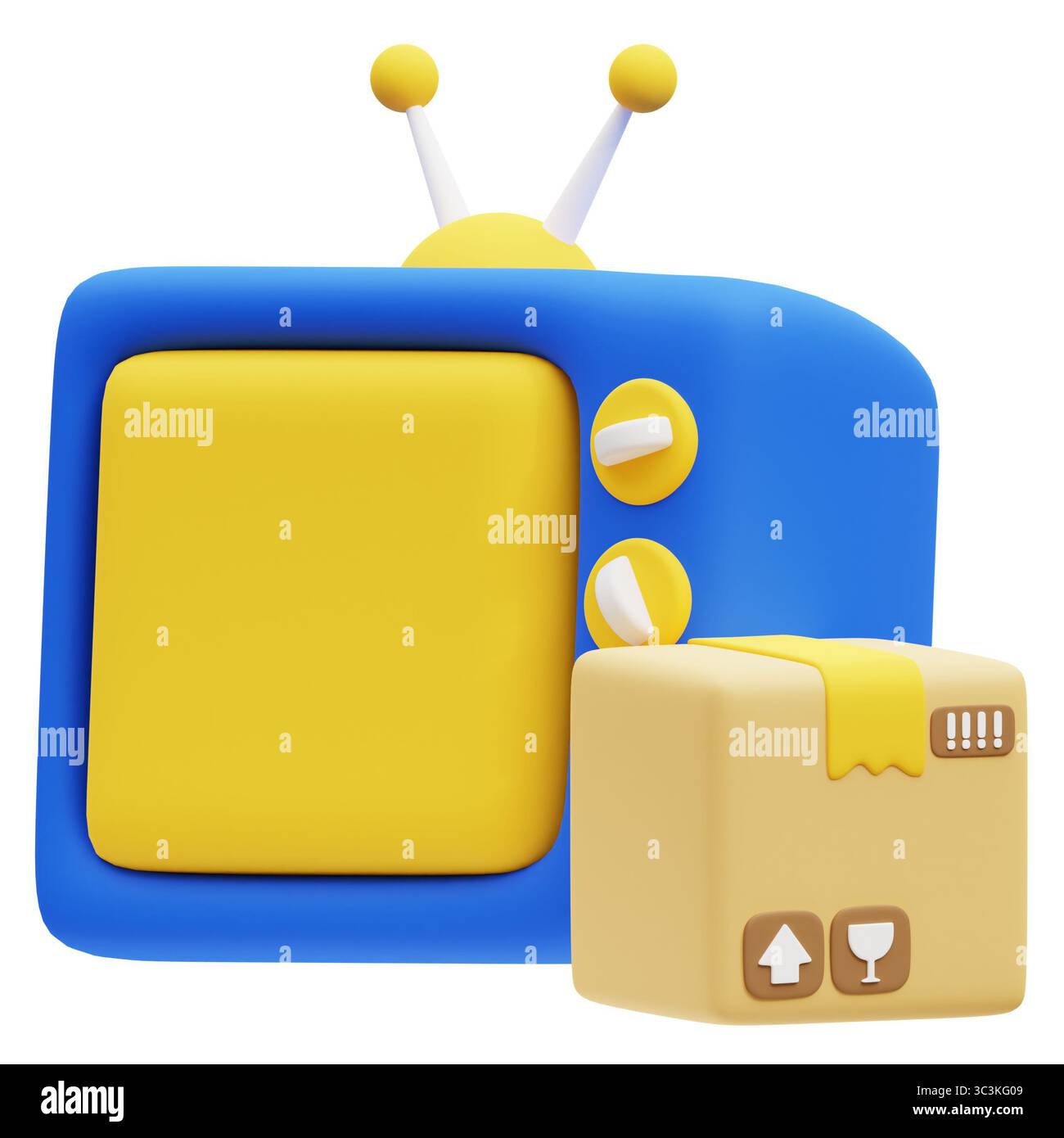 Electronic Goods 3d icon illustration Stock Photo - Alamy