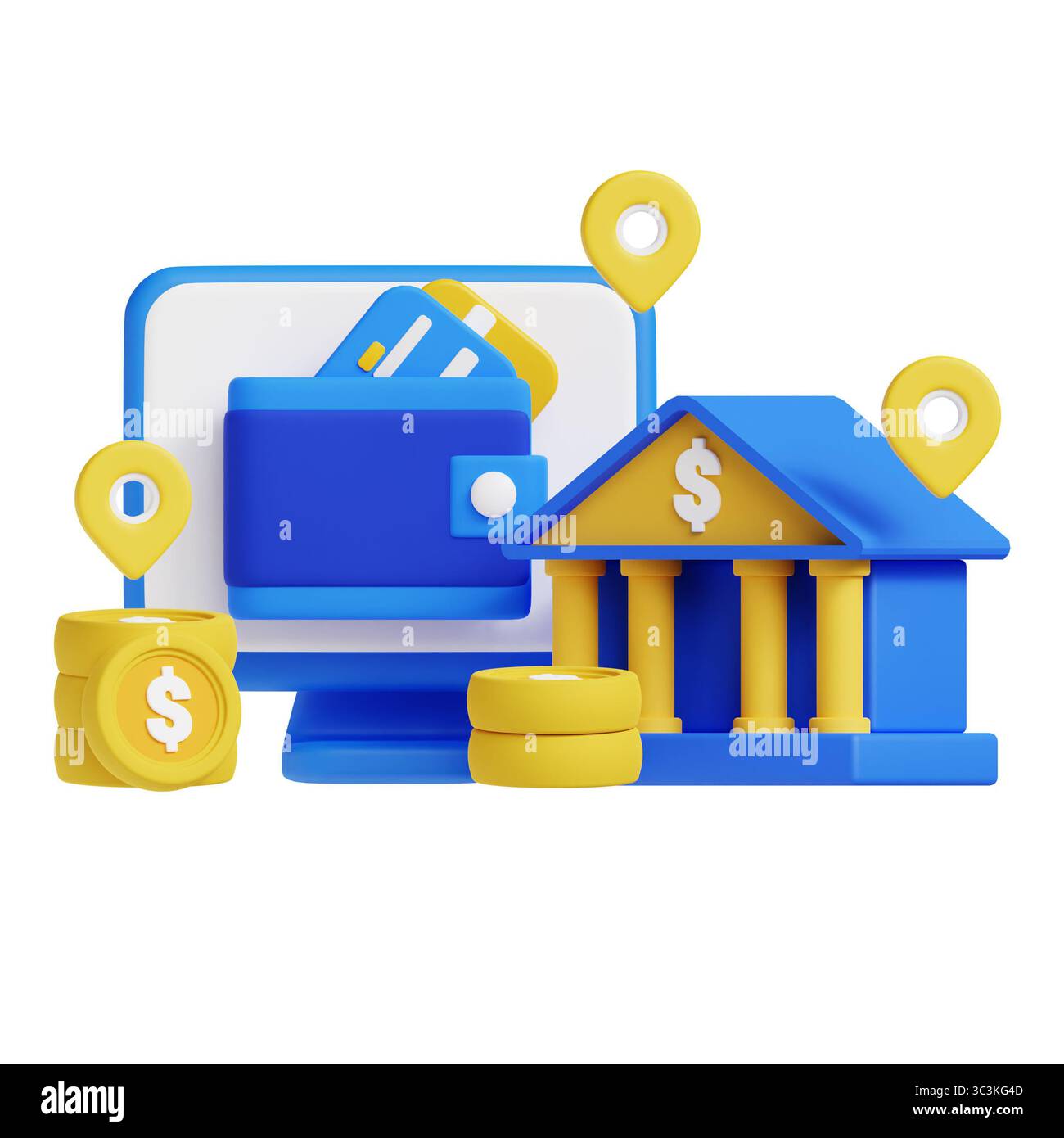 Smart Investment 3D Animated Concept Stock Photo - Alamy