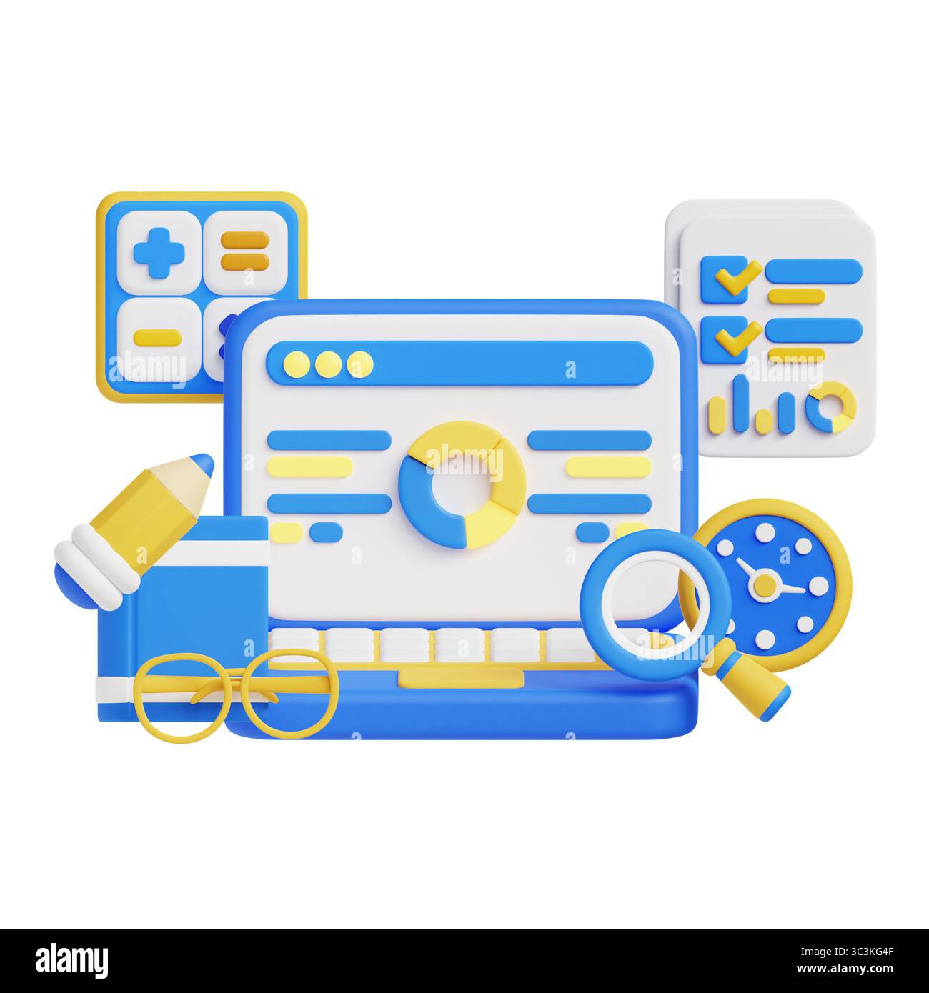 E learning cyber Cut Out Stock Images & Pictures - Alamy