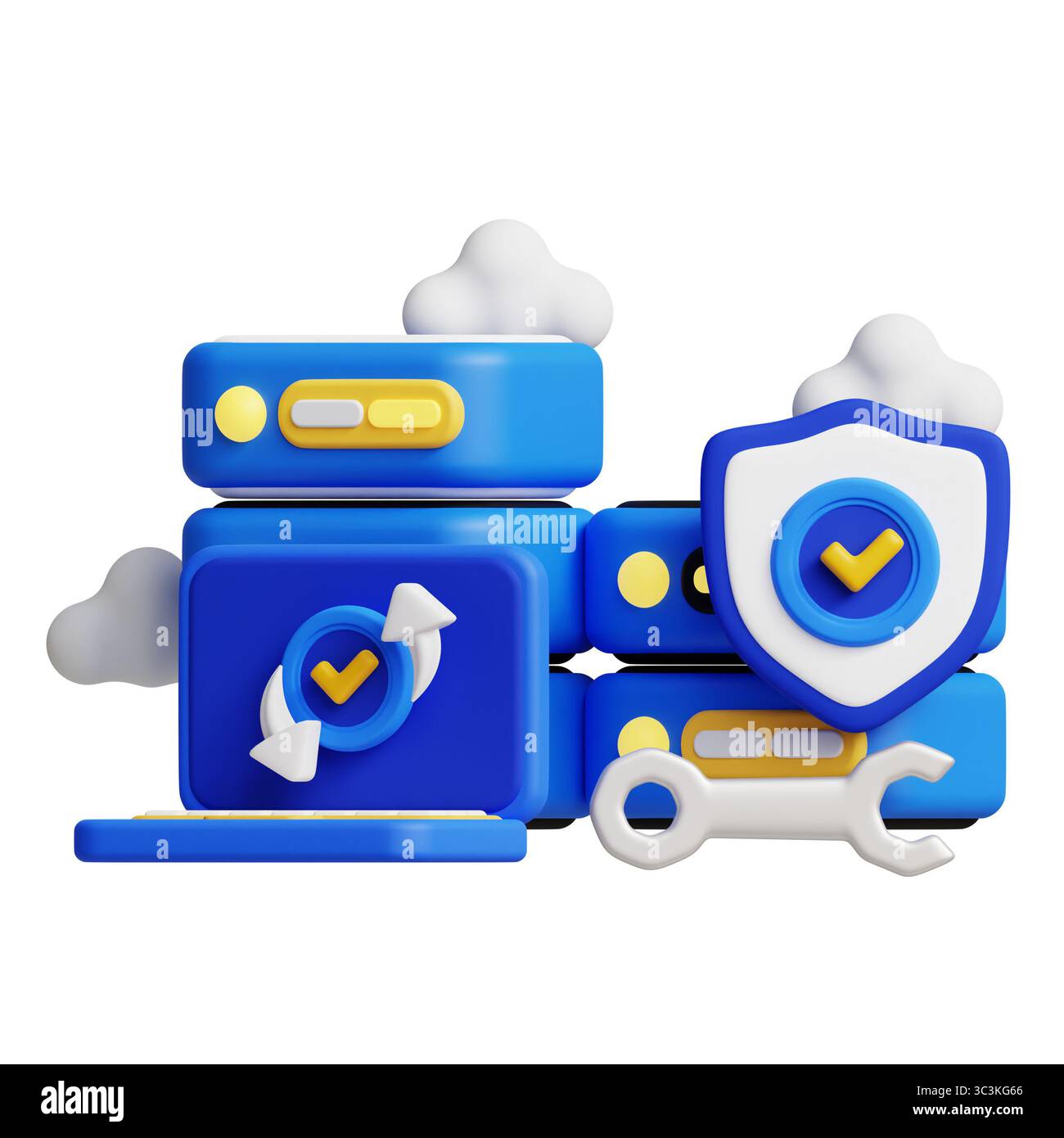 Cloud server Cut Out Stock Images & Pictures - Alamy