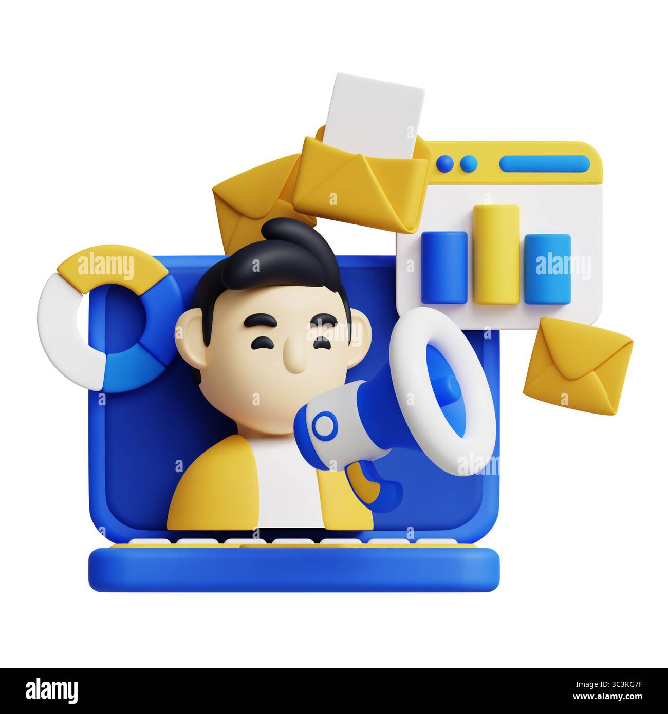 Digital media presence Cut Out Stock Images & Pictures - Alamy