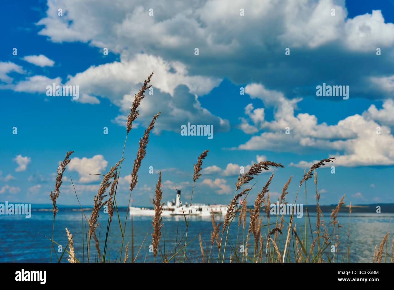Clouds above Lake Mjøsa in July Stock Photo - Alamy