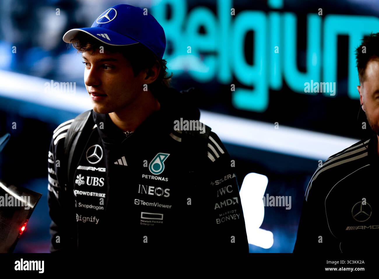 KIMI ANTONELLI Andrea (ita), Mercedes AMG F1 Team W16, portrait during the 2025 Formula 1 ...