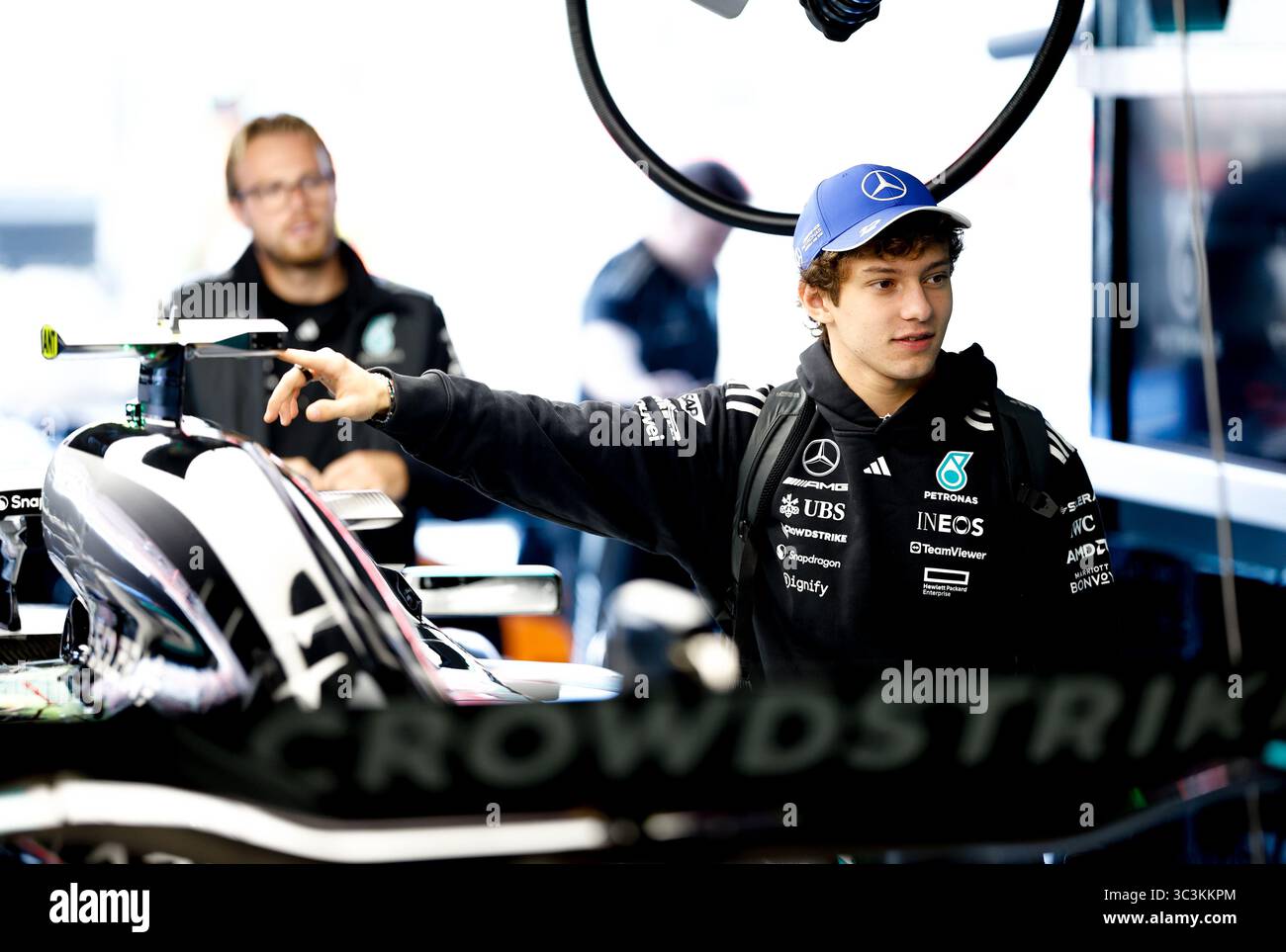 KIMI ANTONELLI Andrea (ita), Mercedes AMG F1 Team W16, portrait during the 2025 Formula 1 ...