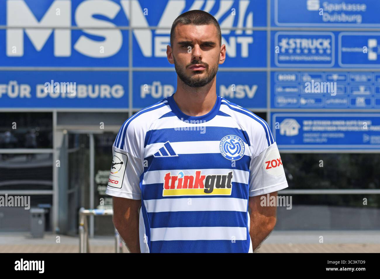 Rasim Bulic ( MSV Duisburg ). GER, Fussball, 3. Liga, Teampraesentation ...