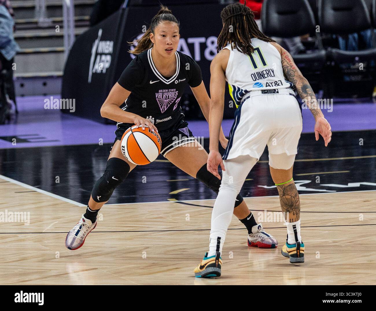 July 25 2025 San Francisco CA, U.S.A. Golden State guard Kaitlyn Chen ...