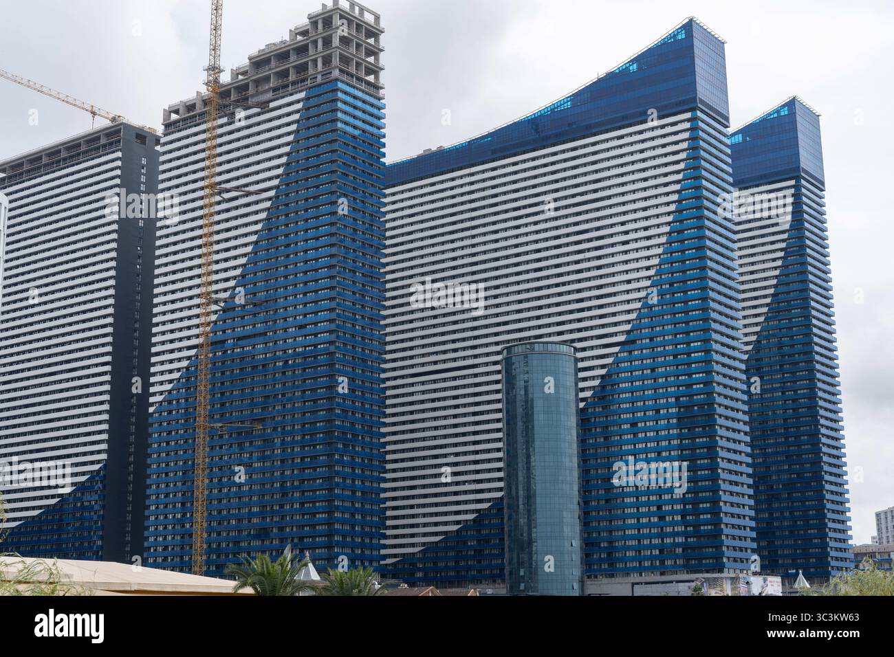 July 21, 2025, Batumi, Georgia: The Orbi City hotel and apartment ...