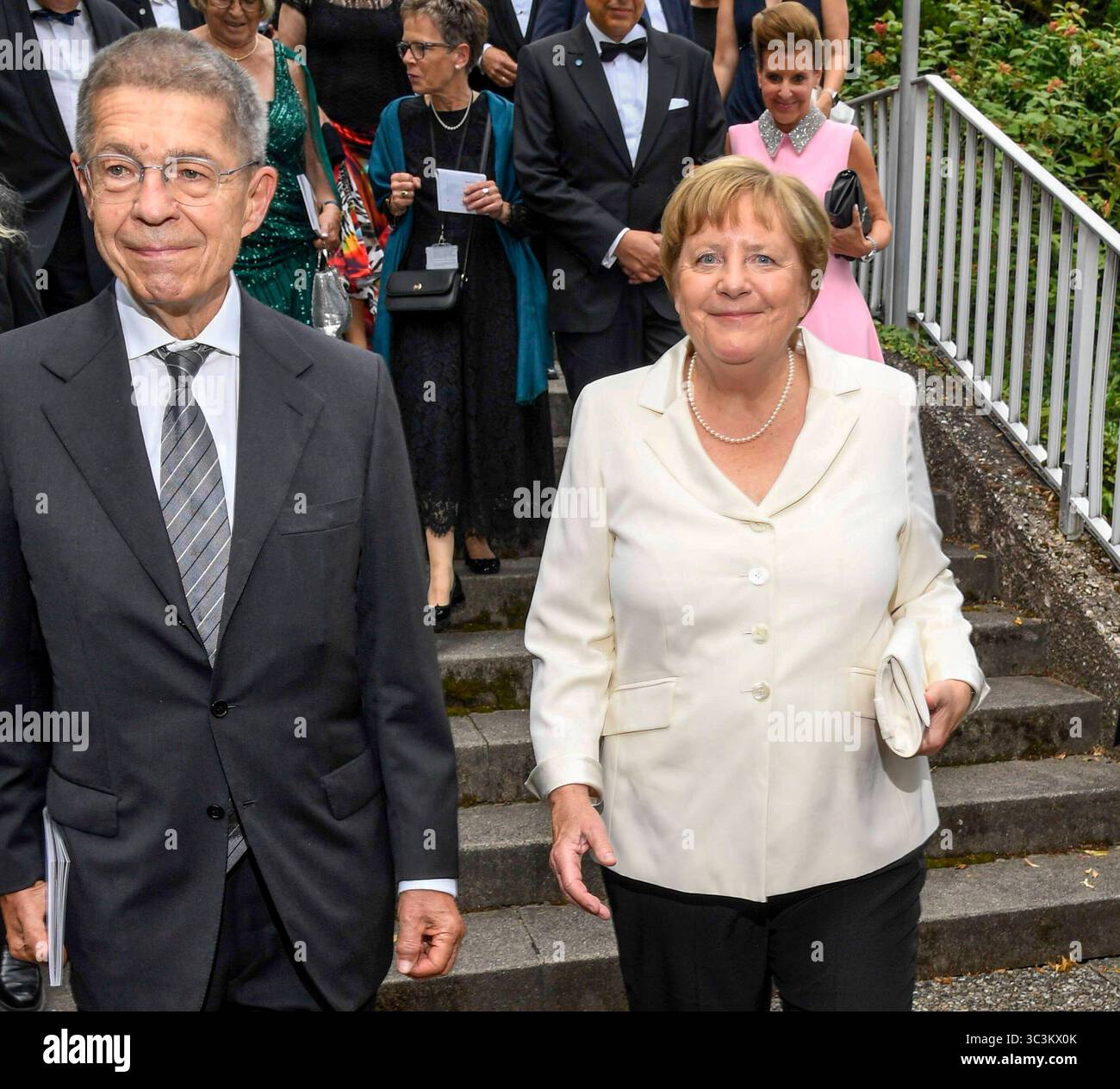 abb Angela Merkel ex Kanzlerin mit Ehemann Joachim Sauer in der Pause ...