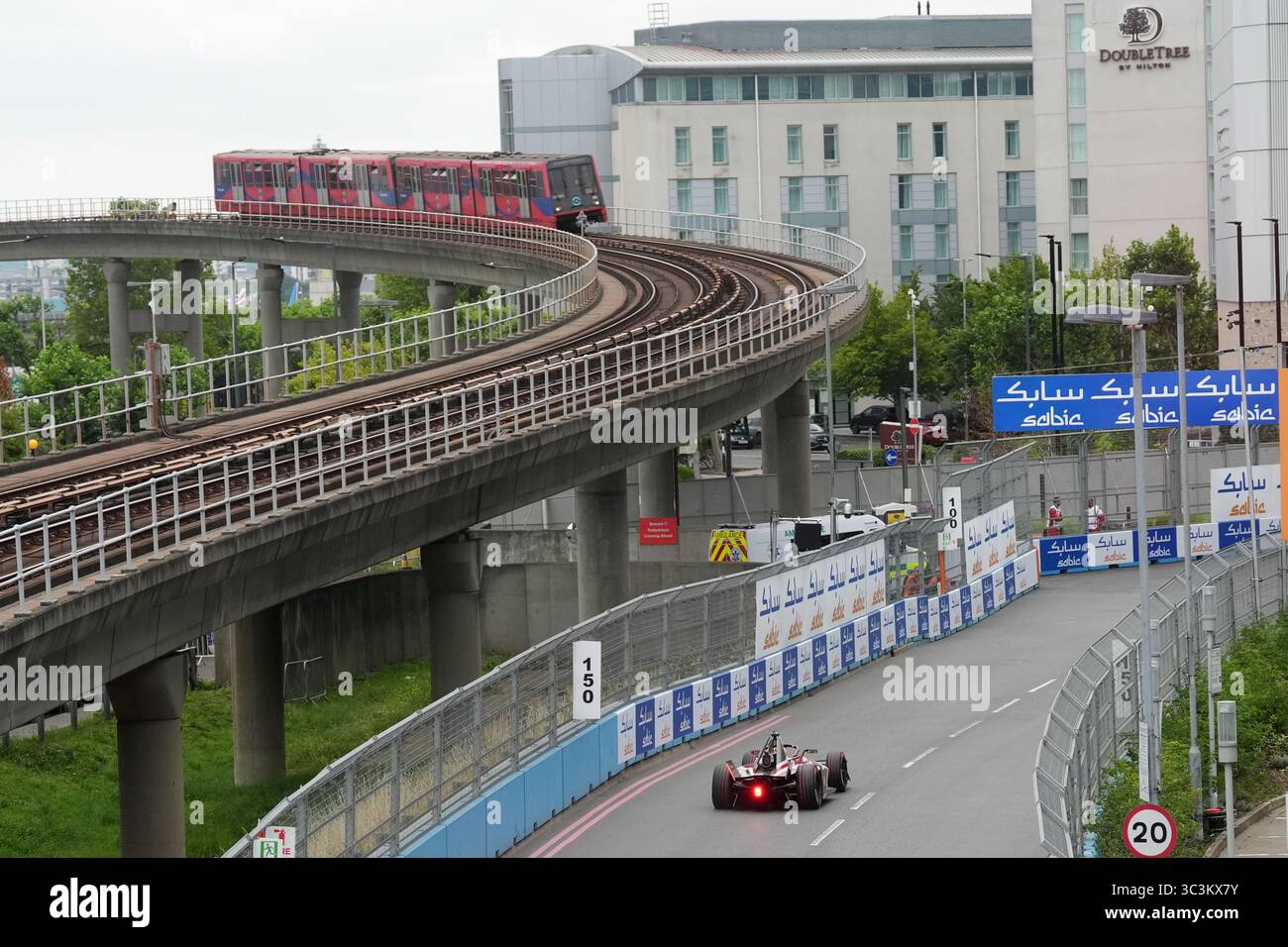 Formula E Cars during free practice ahead of the ABB FIA Formula E ...