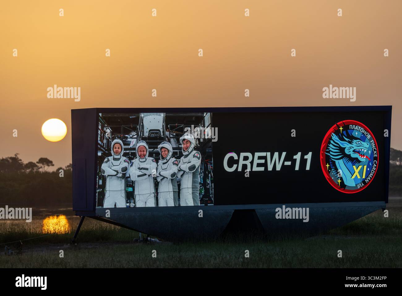Kennedy Space Center, USA. 26th July, 2025. Sunrise on July 26th at the ...