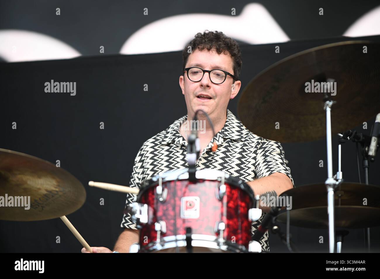 Ed Cosens Performing at Tramlines Fesival 2025 , Sheffield, UK Stock ...