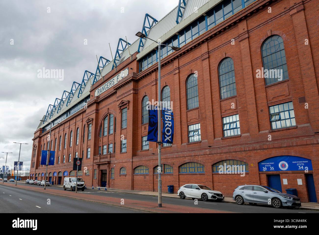 Ibrox Park Stadium prior to the Pre-season Friendly match between ...