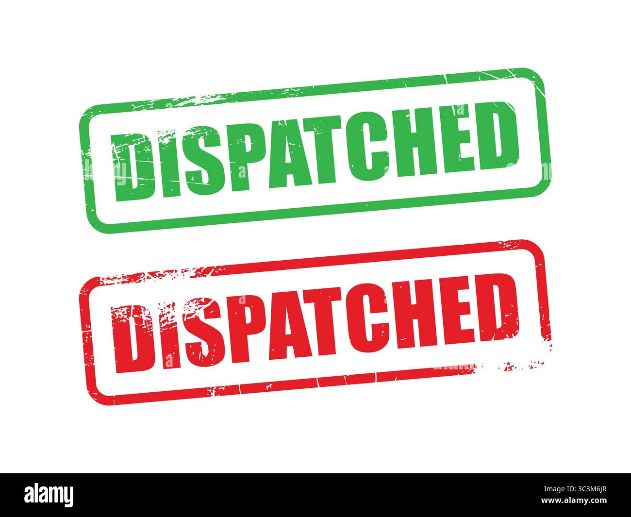 Printed in green ink Stock Vector Images - Alamy