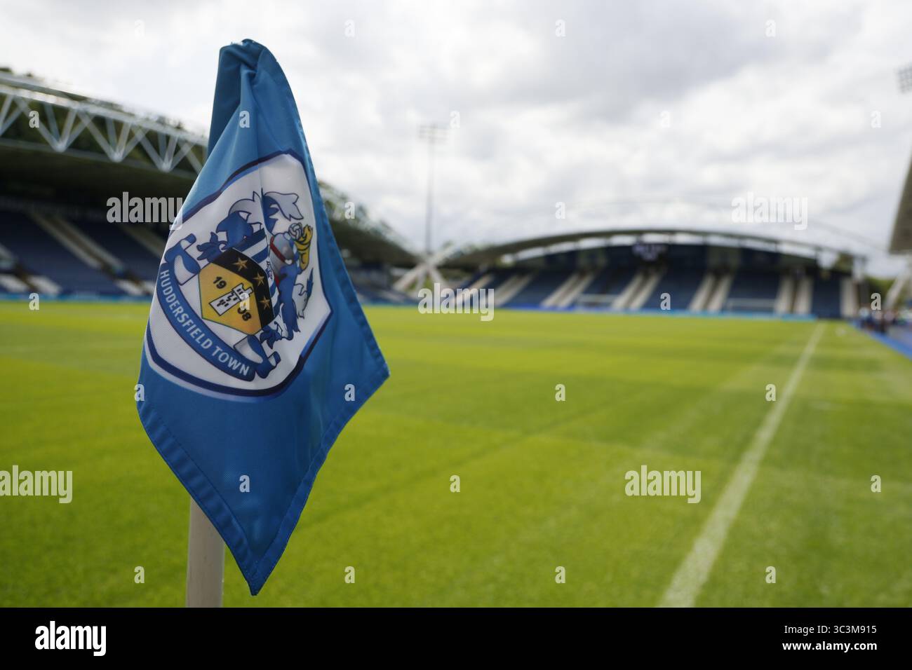 General view of the Accu Stadium, Huddersfield, ahead of the pre-season ...