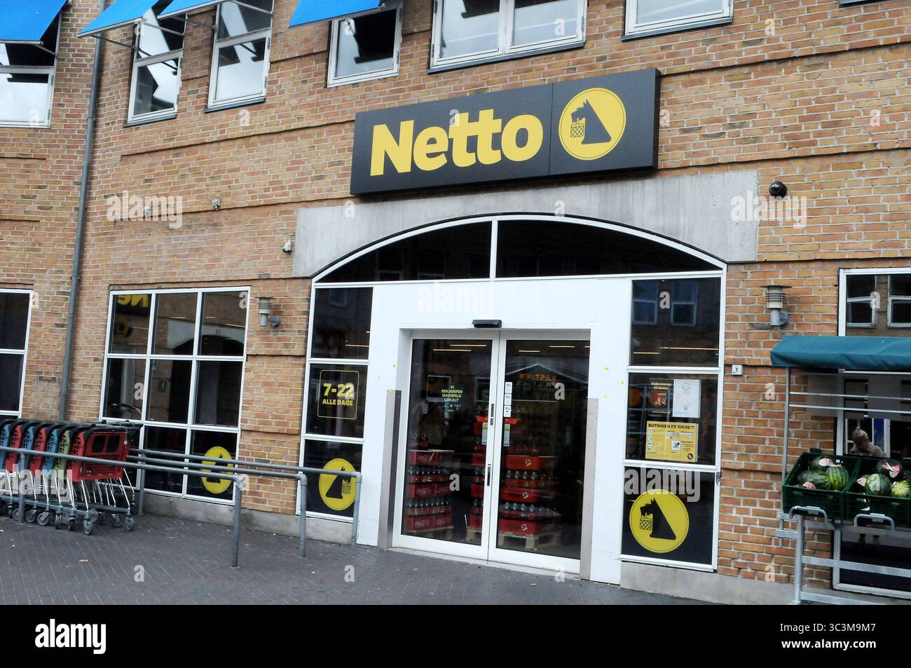 Copenhagen/ Denmark/26 july 2025/ Netto grocery chain store in danish ...
