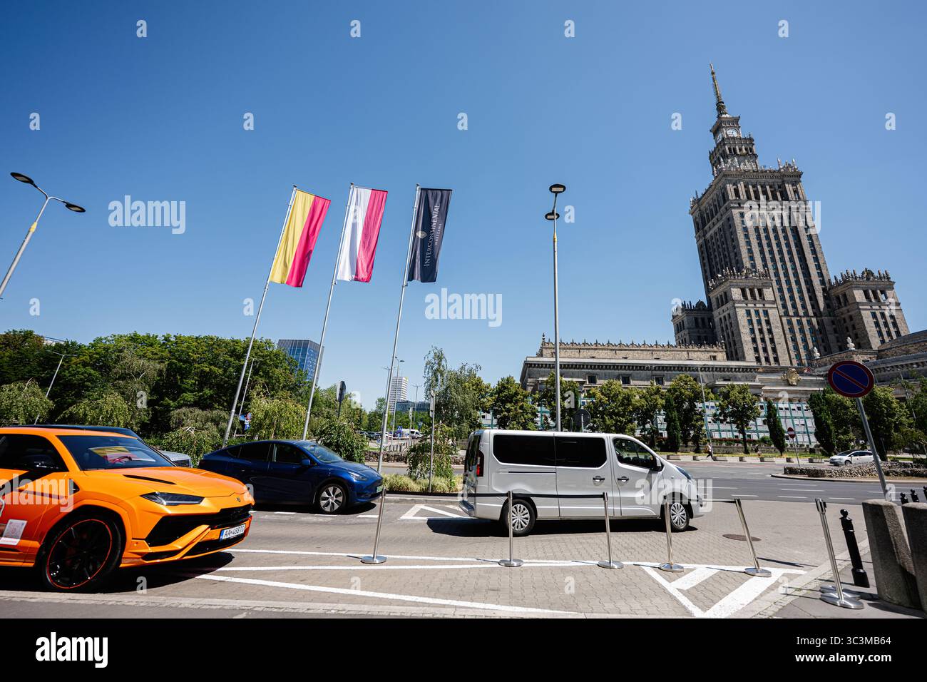 Warsaw, Poland - July 02, 2025: Cityscape featuring Warsaw's iconic ...
