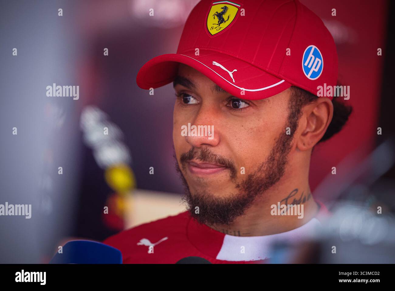 44 Lewis Hamilton, (GRB) Scuderia Ferrari SF25, during the Belgian GP ...