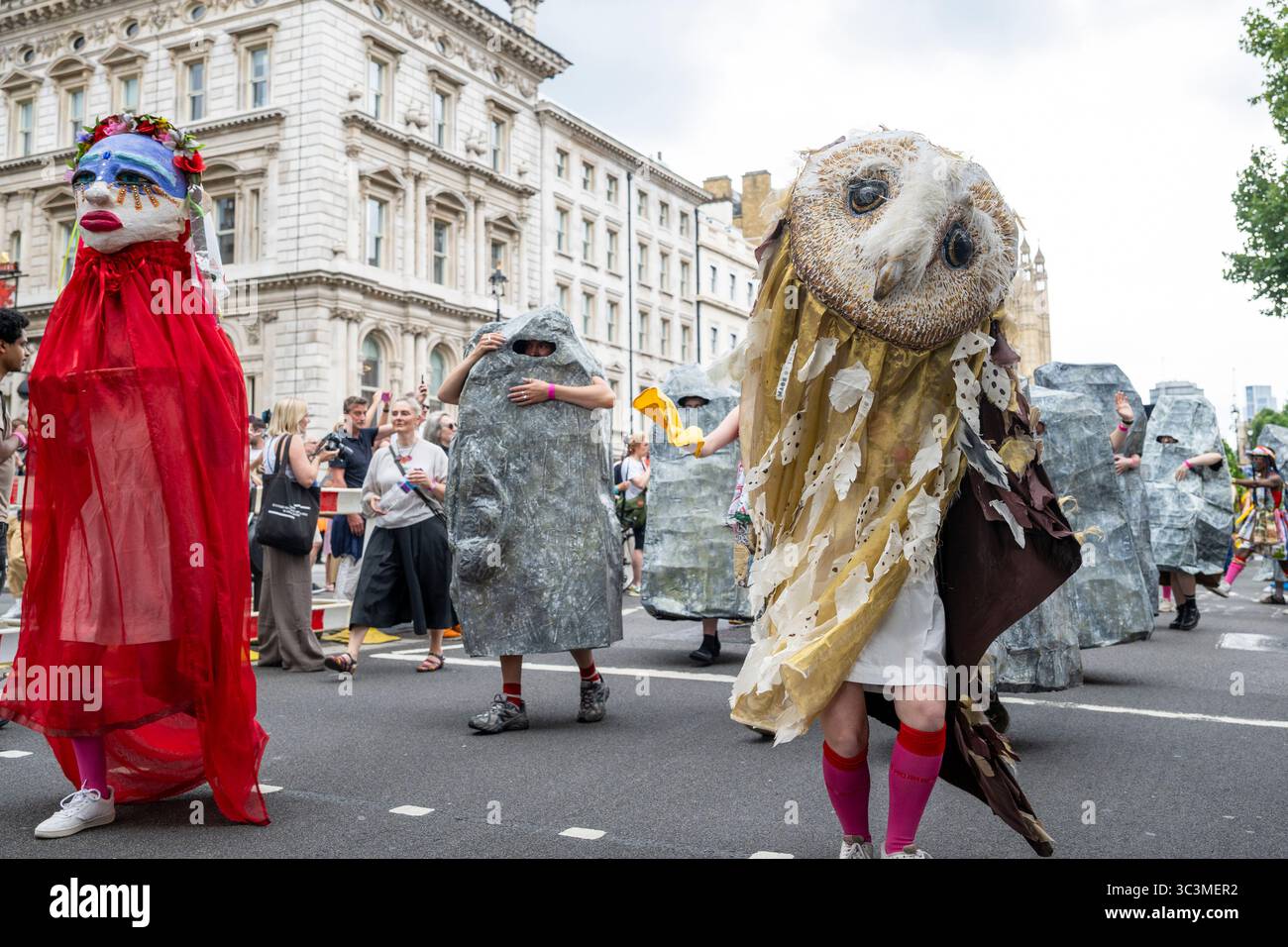 London, UK. 26 July 2025. Members of the Boss Morris and the Stones ...