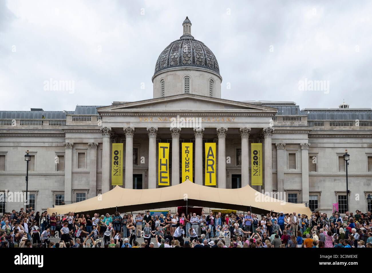 London, UK. 26 July 2025. A general view of the decorated National ...